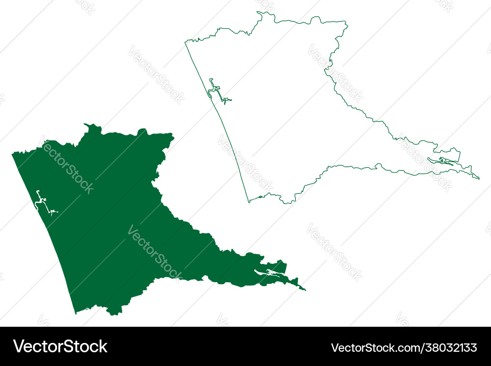 Thrissur district kerala state republic india Vector Image