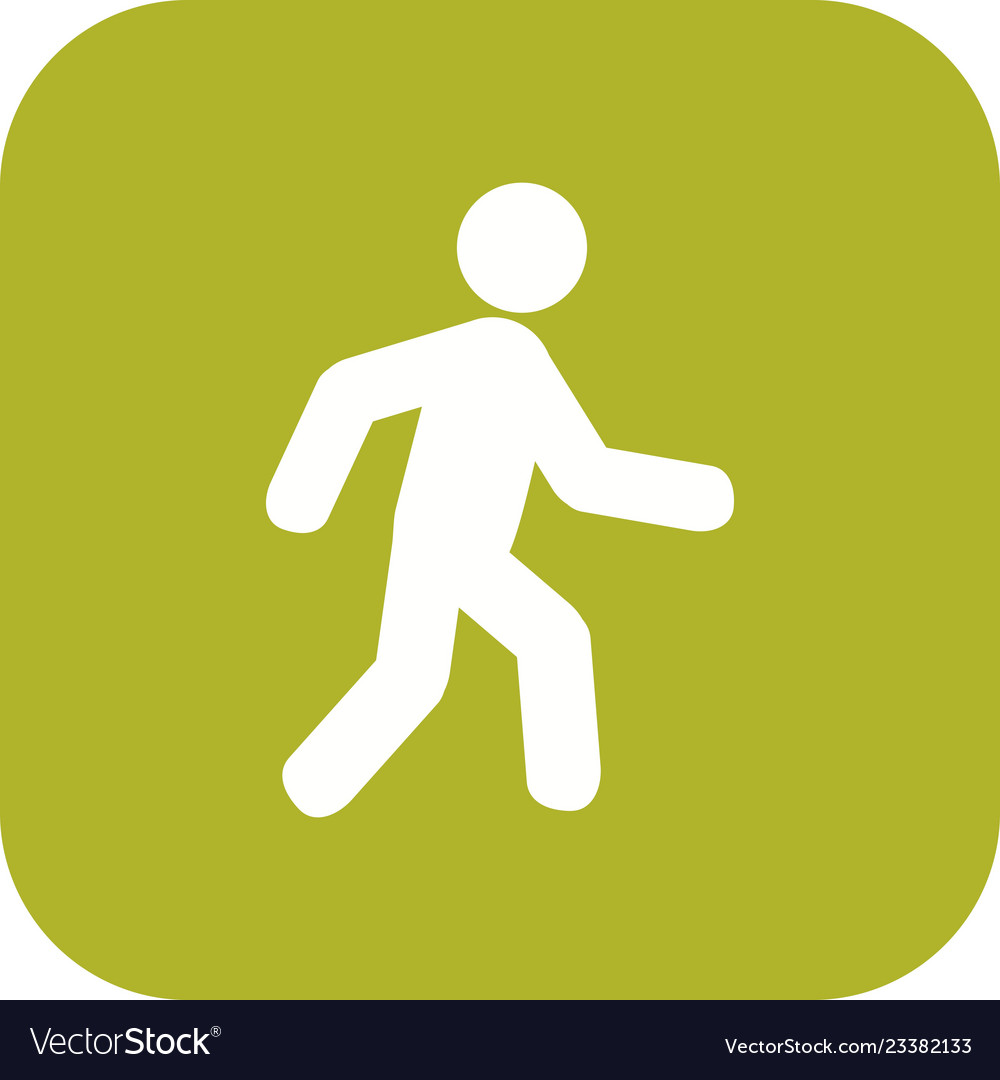 Walking icon Royalty Free Vector Image - VectorStock