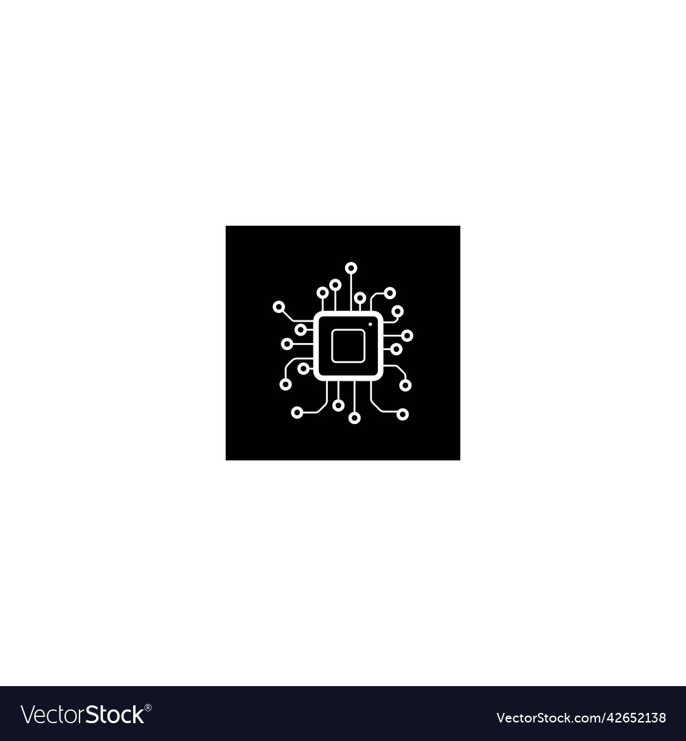 Chip icon Royalty Free Vector Image - VectorStock