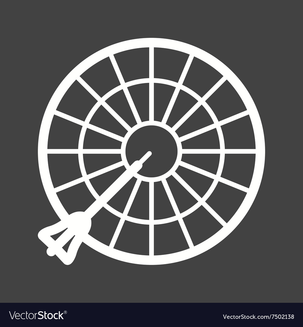 Dartboard Royalty Free Vector Image - VectorStock