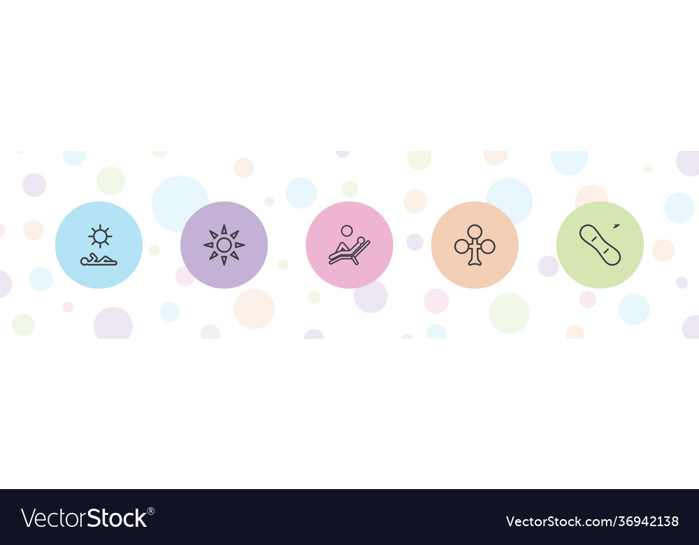 Deck icons Royalty Free Vector Image - VectorStock