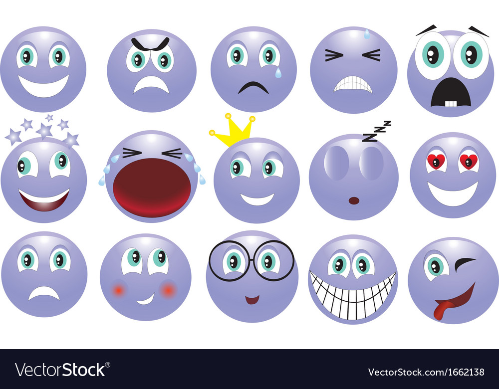Emotions Royalty Free Vector Image - VectorStock