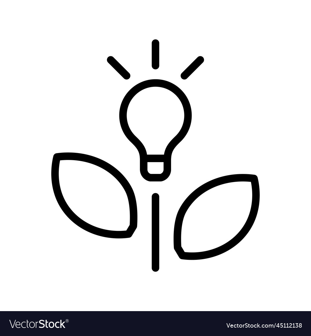 Idea development icon Royalty Free Vector Image