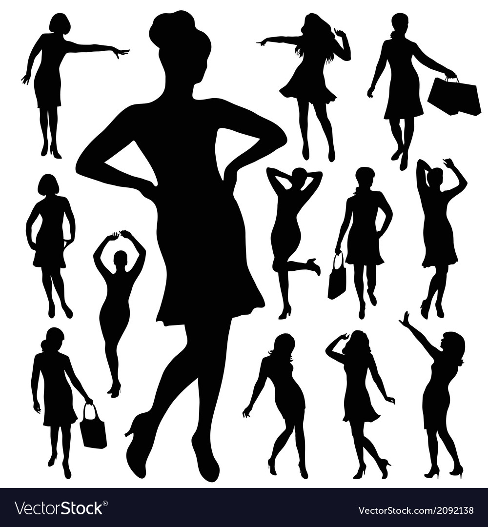 Lady Royalty Free Vector Image - VectorStock