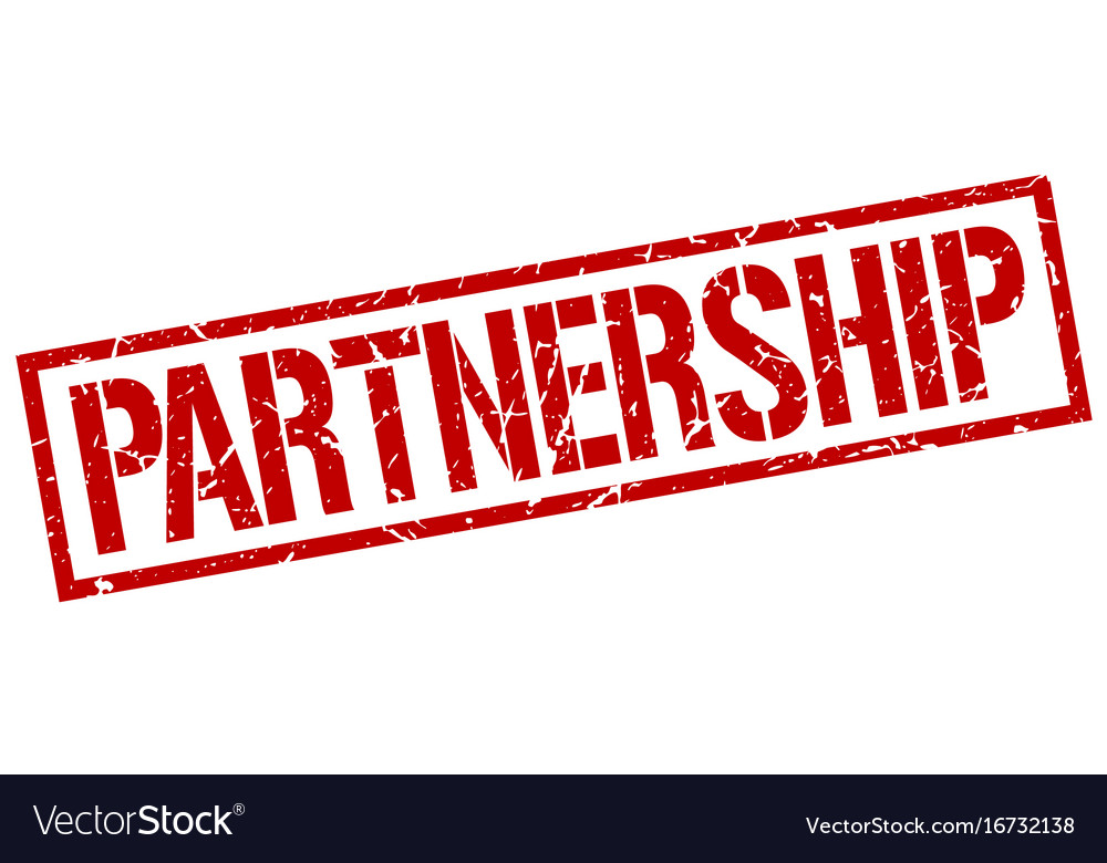 Partnership stamp Royalty Free Vector Image - VectorStock