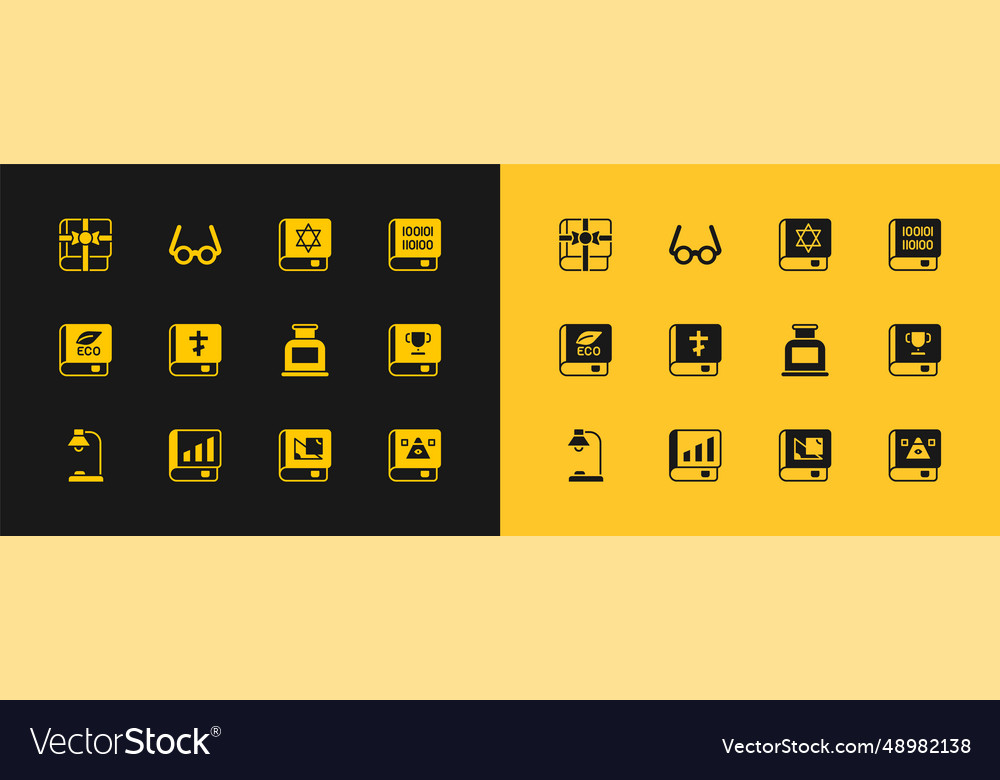 Set books about programming financial book Vector Image