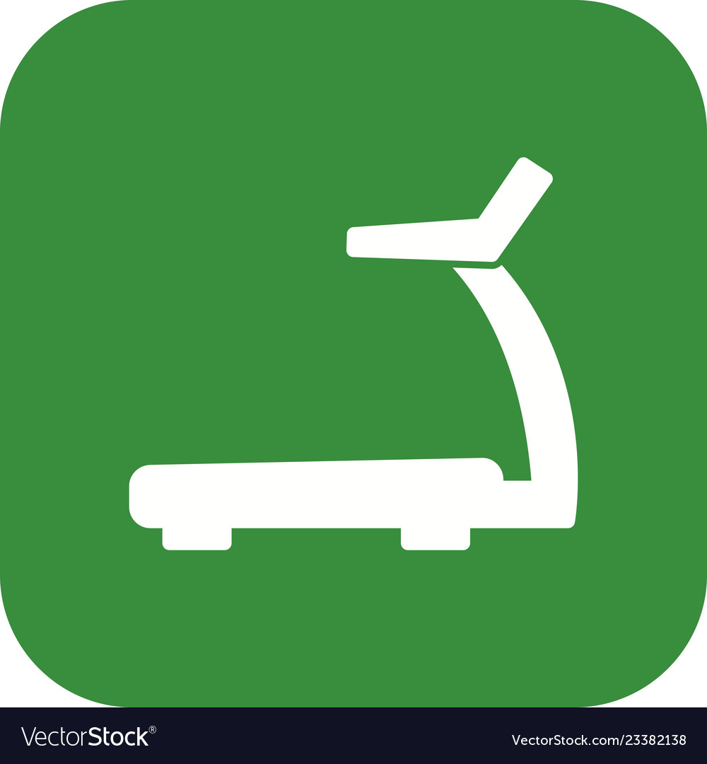Treadmill icon Royalty Free Vector Image - VectorStock
