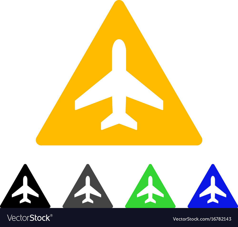 Airplane problem flat icon Royalty Free Vector Image Airplane problem flat icon Royalty Free Vector Image