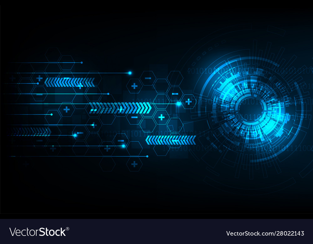 Background in concept technology Royalty Free Vector Image