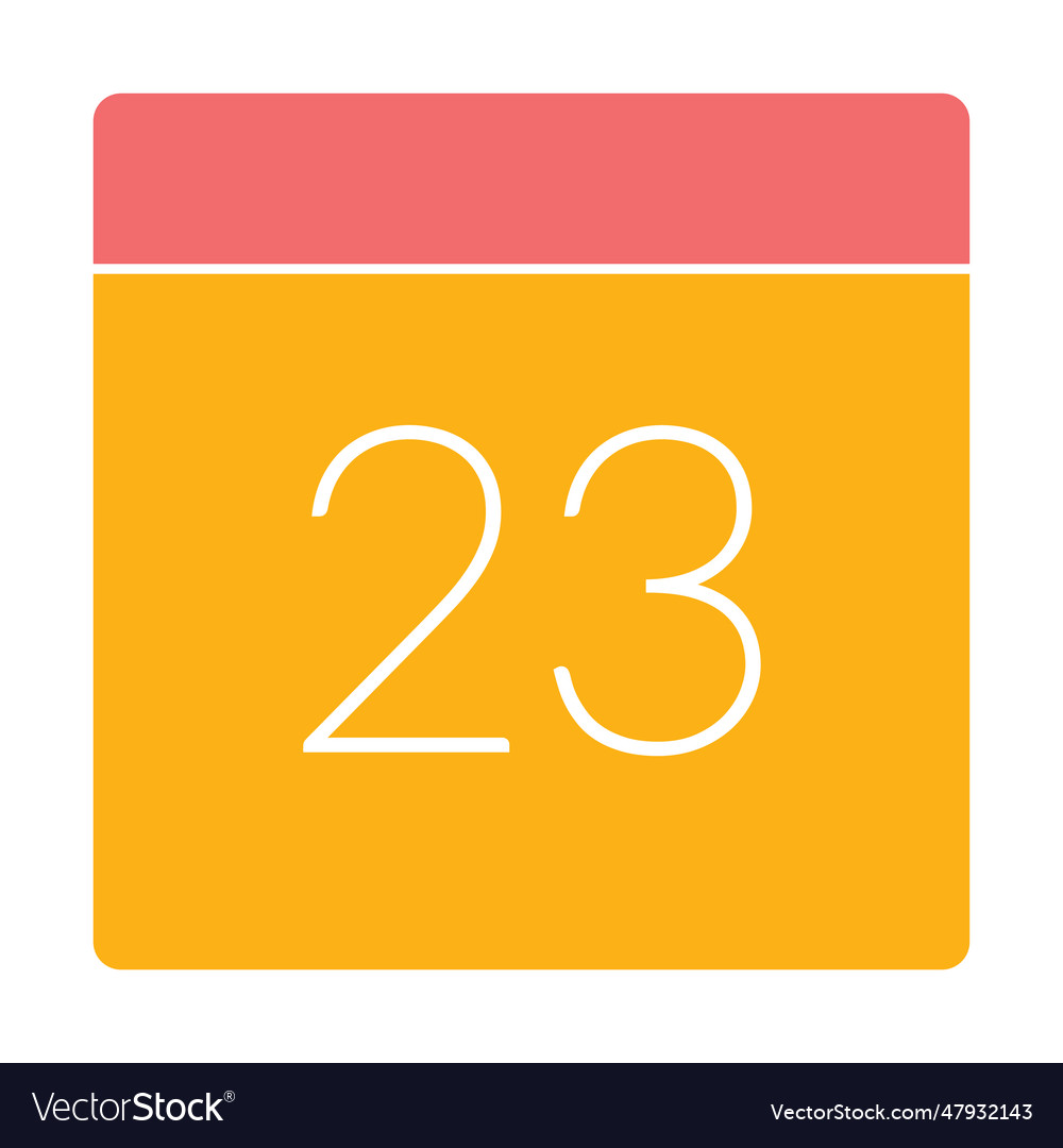Calendar flat icon silhouette Royalty Free Vector Image Calendar flat icon silhouette Royalty Free Vector Image
