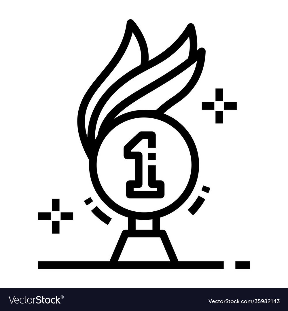 First prize Royalty Free Vector Image - VectorStock