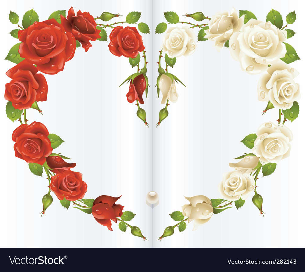 Heart frame Royalty Free Vector Image - VectorStock