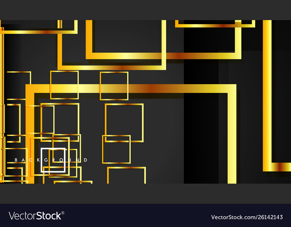 Modern abstract squares backgrounds with a black Vector Image