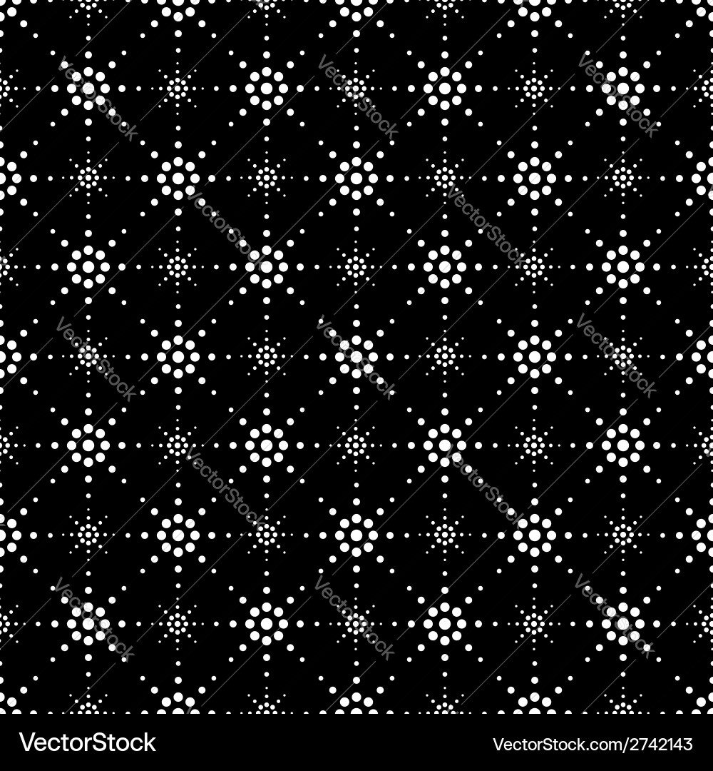 Seamless pattern of symbolic stars 2 Royalty Free Vector