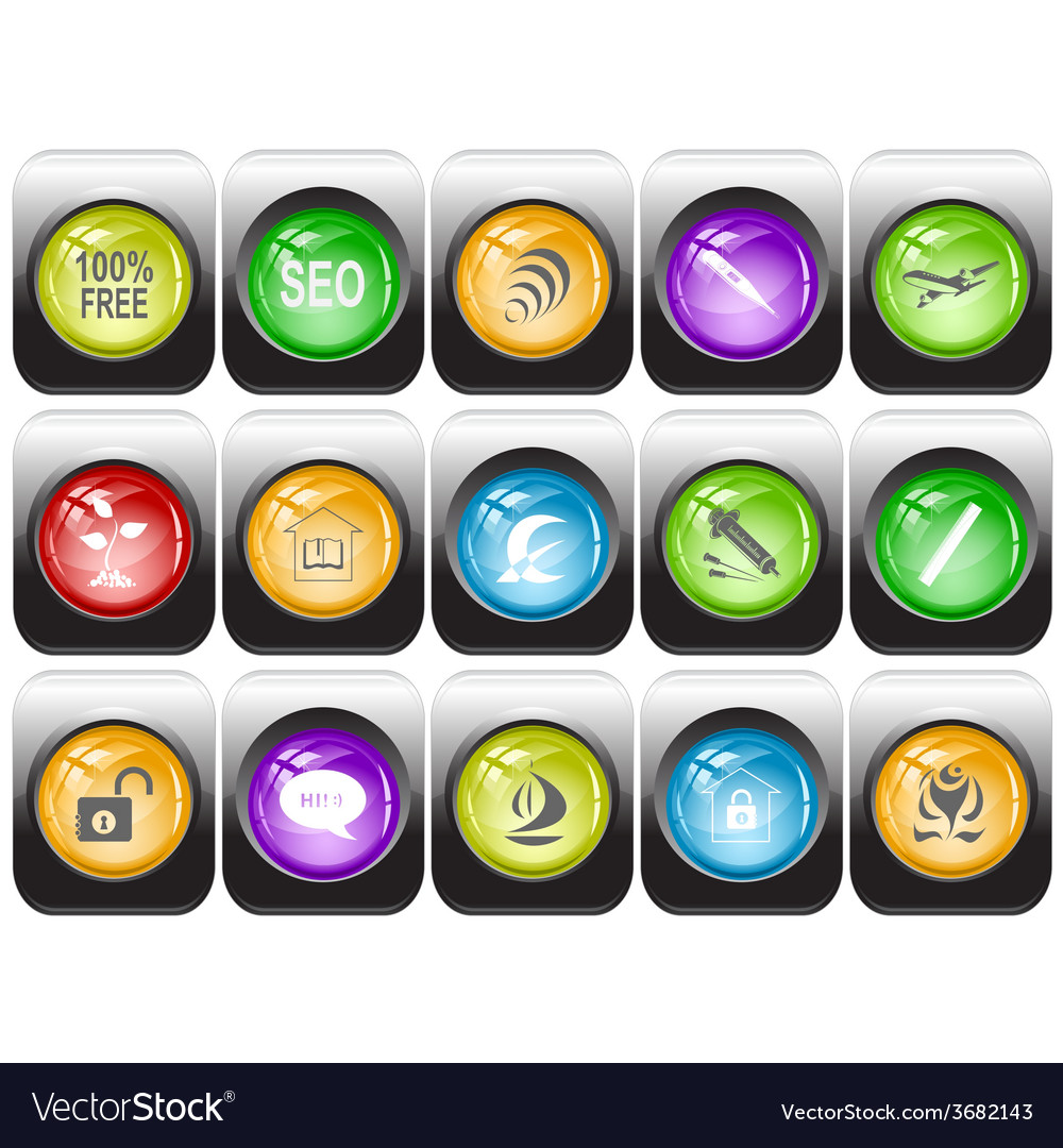 Set Royalty Free Vector Image - VectorStock