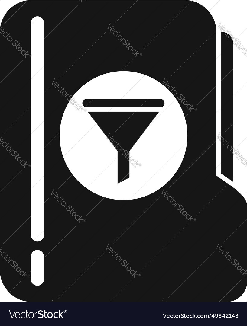 Zoom filter folder icon simple web app Royalty Free Vector Zoom filter folder icon simple web app Royalty Free Vector