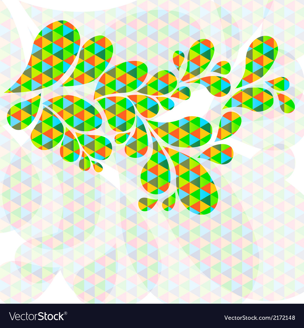 Abstract colorful drop background Royalty Free Vector Image