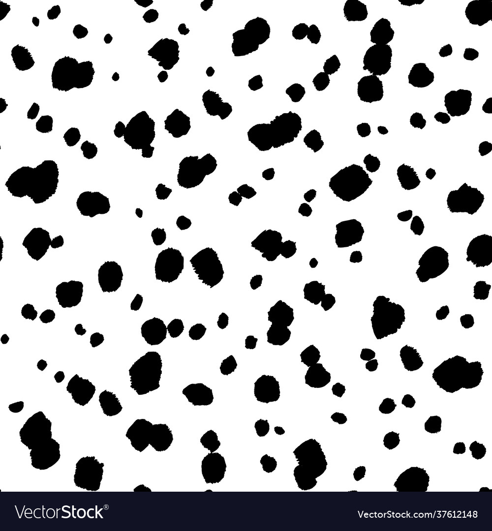 Abstract modern dalmatian seamless pattern Vector Image