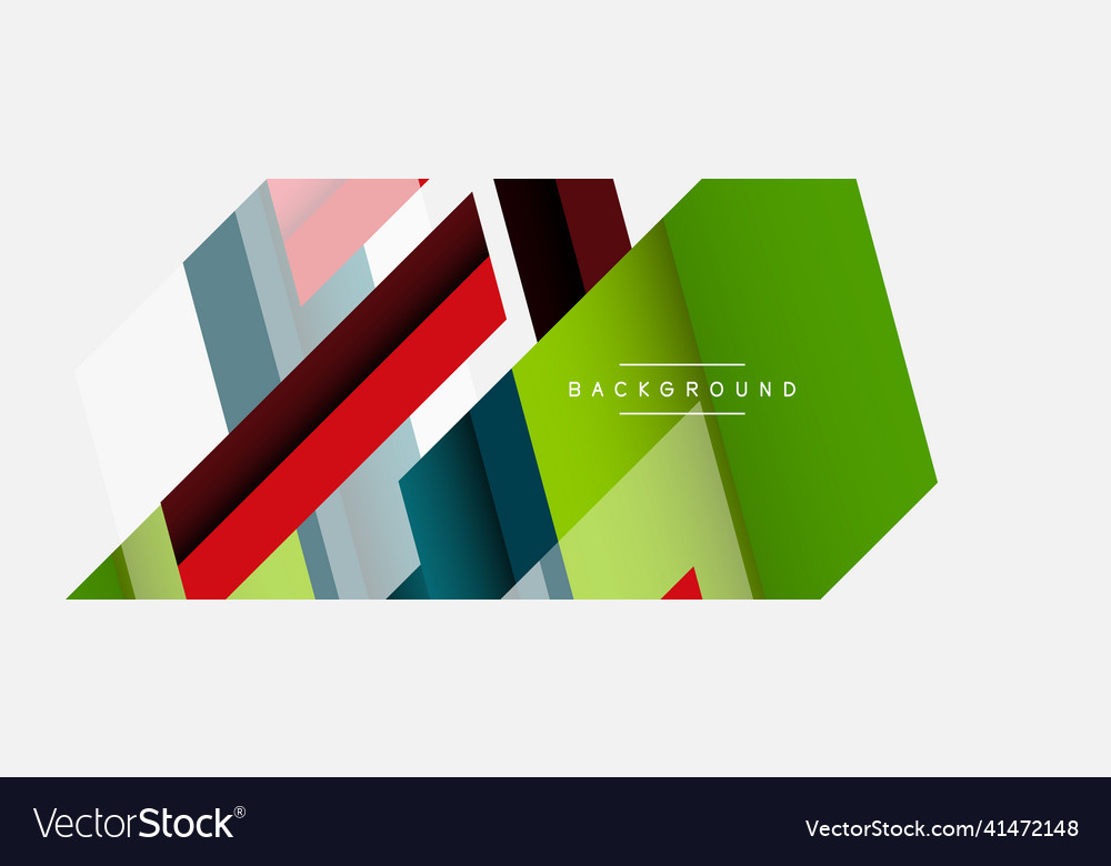 Background abstract overlapping color Royalty Free Vector