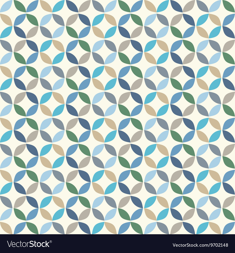 Geometric circle pattern background Royalty Free Vector