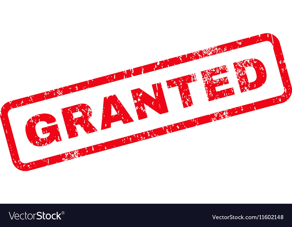 Granted text rubber stamp Royalty Free Vector Image Granted text rubber stamp Royalty Free Vector Image