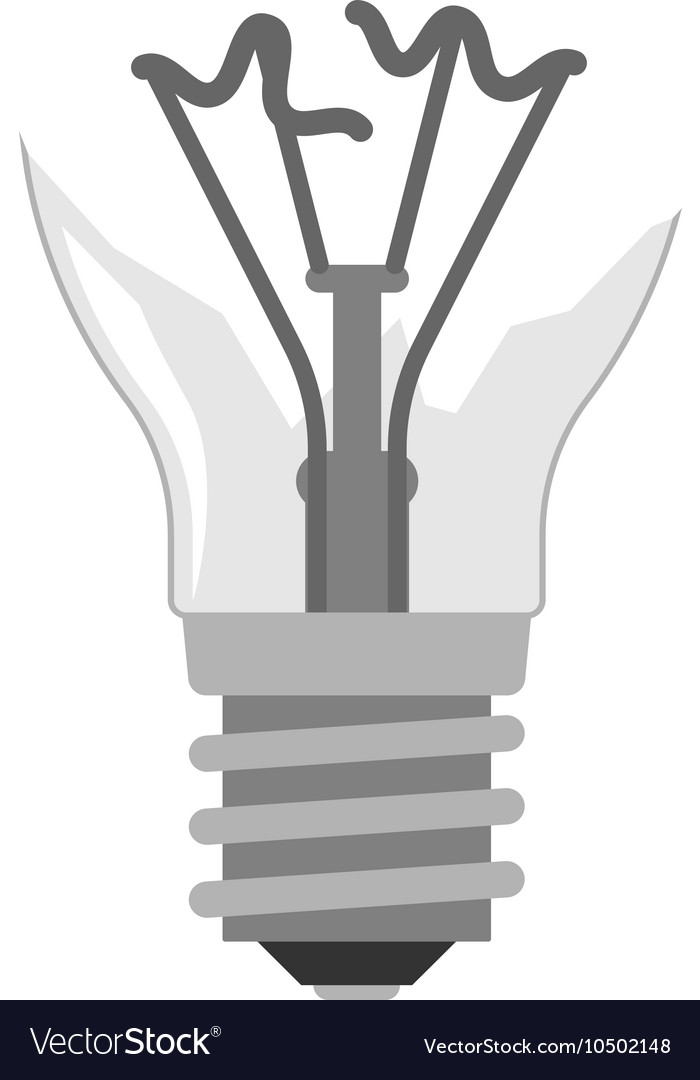 Lamp light bulb Royalty Free Vector Image - VectorStock