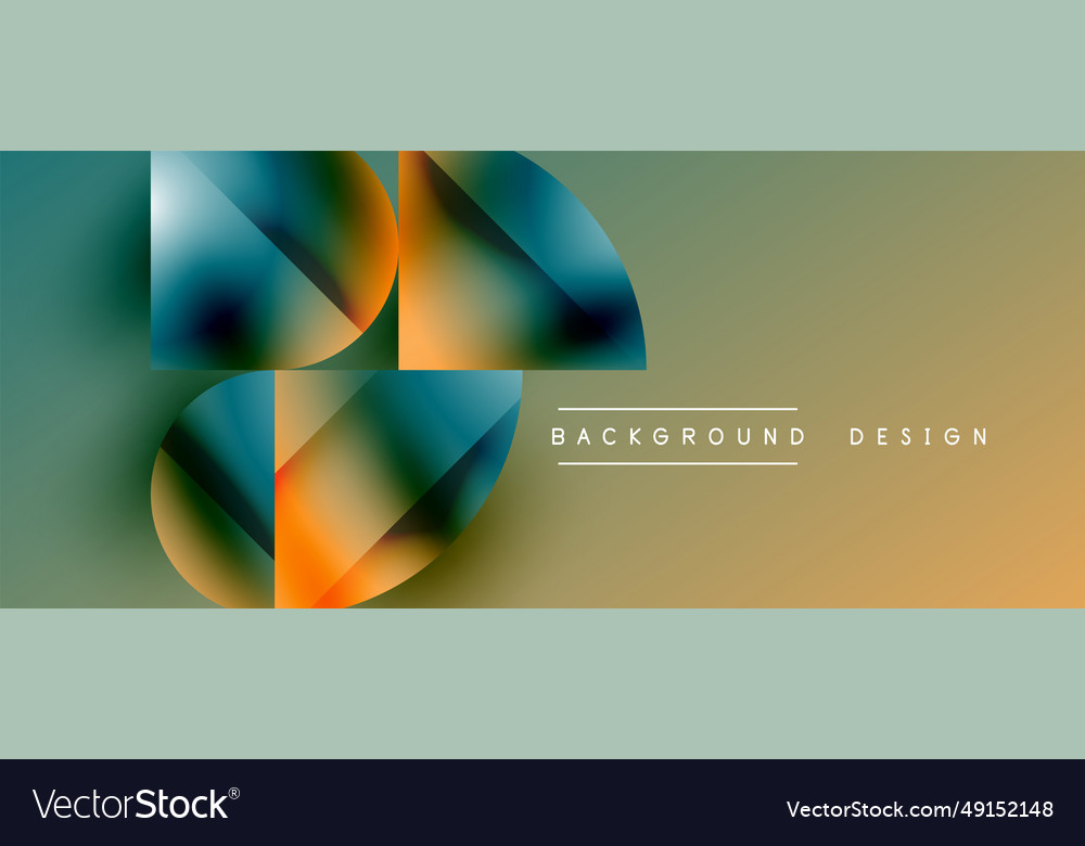 Minimalistic geometric backdrop showcasing Vector Image