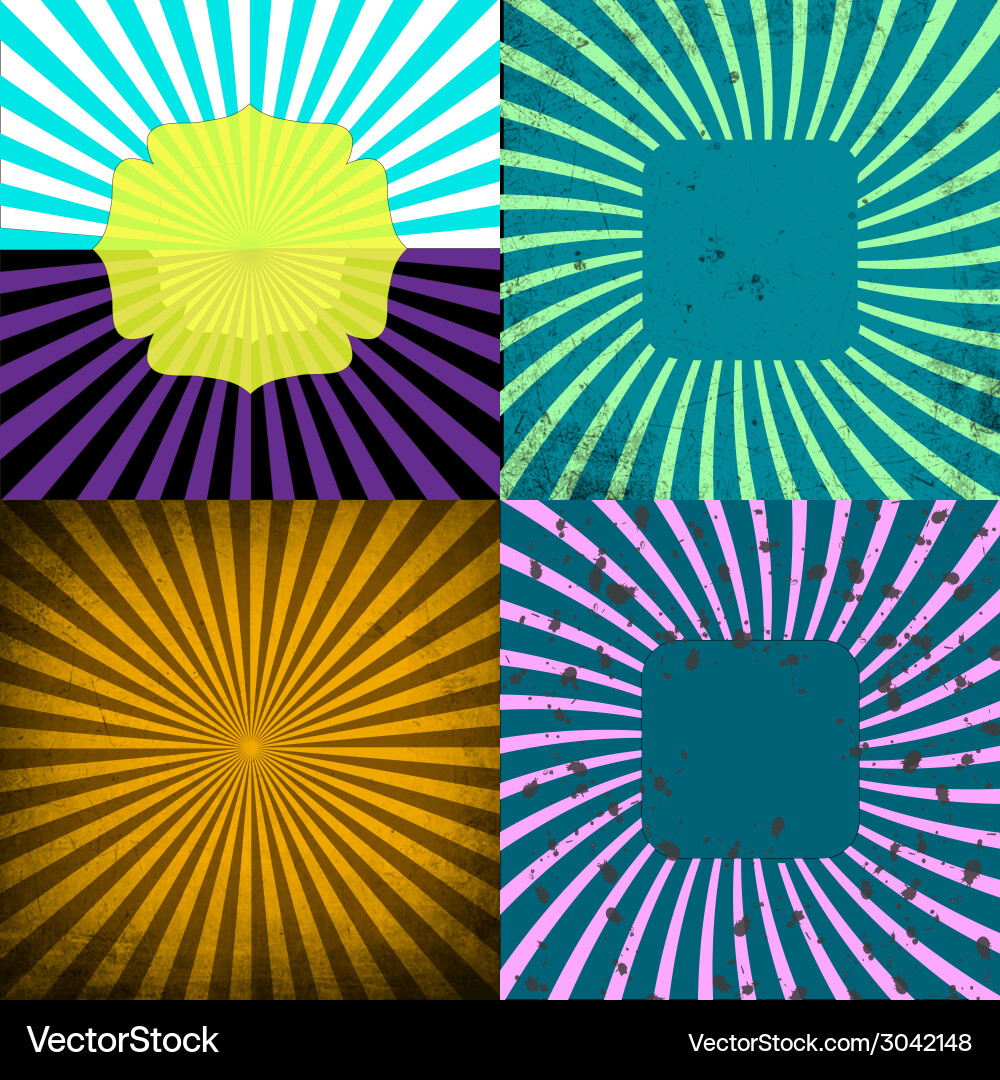 Set of old vintage paper template texture Vector Image