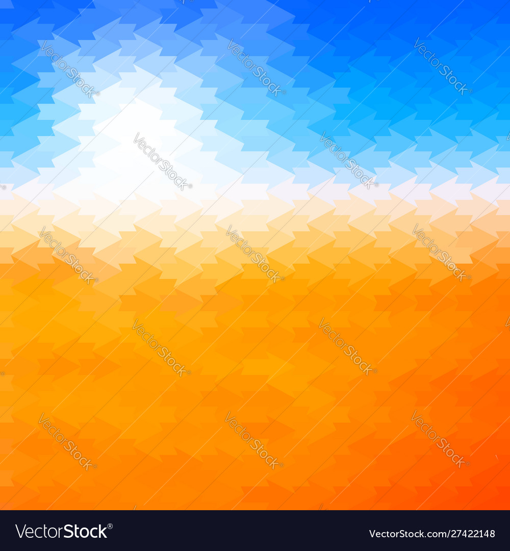 Shiny sun background made arrow pattern Royalty Free Vector