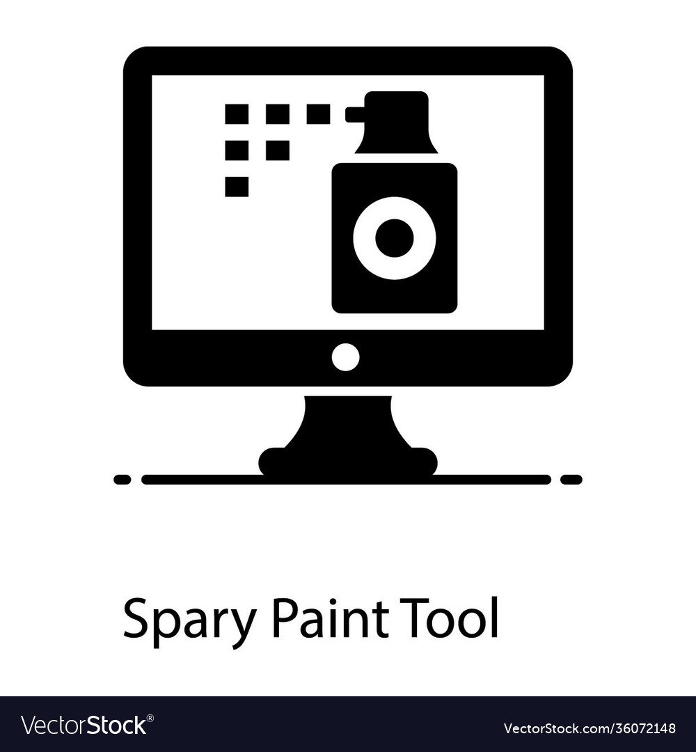 Spray paint tool Royalty Free Vector Image - VectorStock