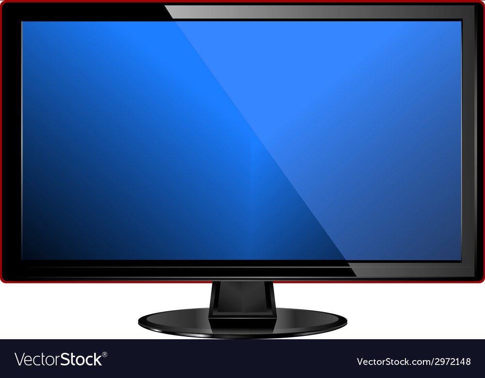 Tv screen Royalty Free Vector Image - VectorStock