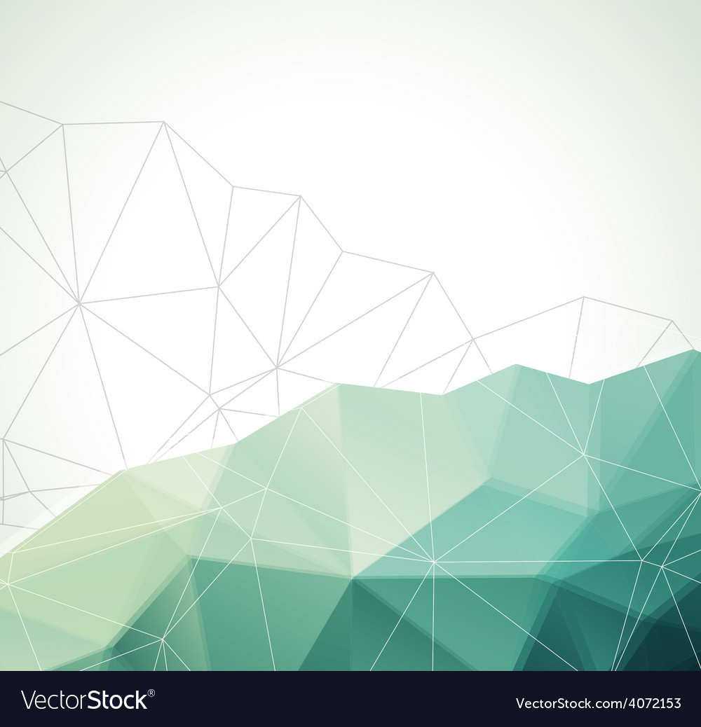 Abstract geometric background with triangle Vector Image