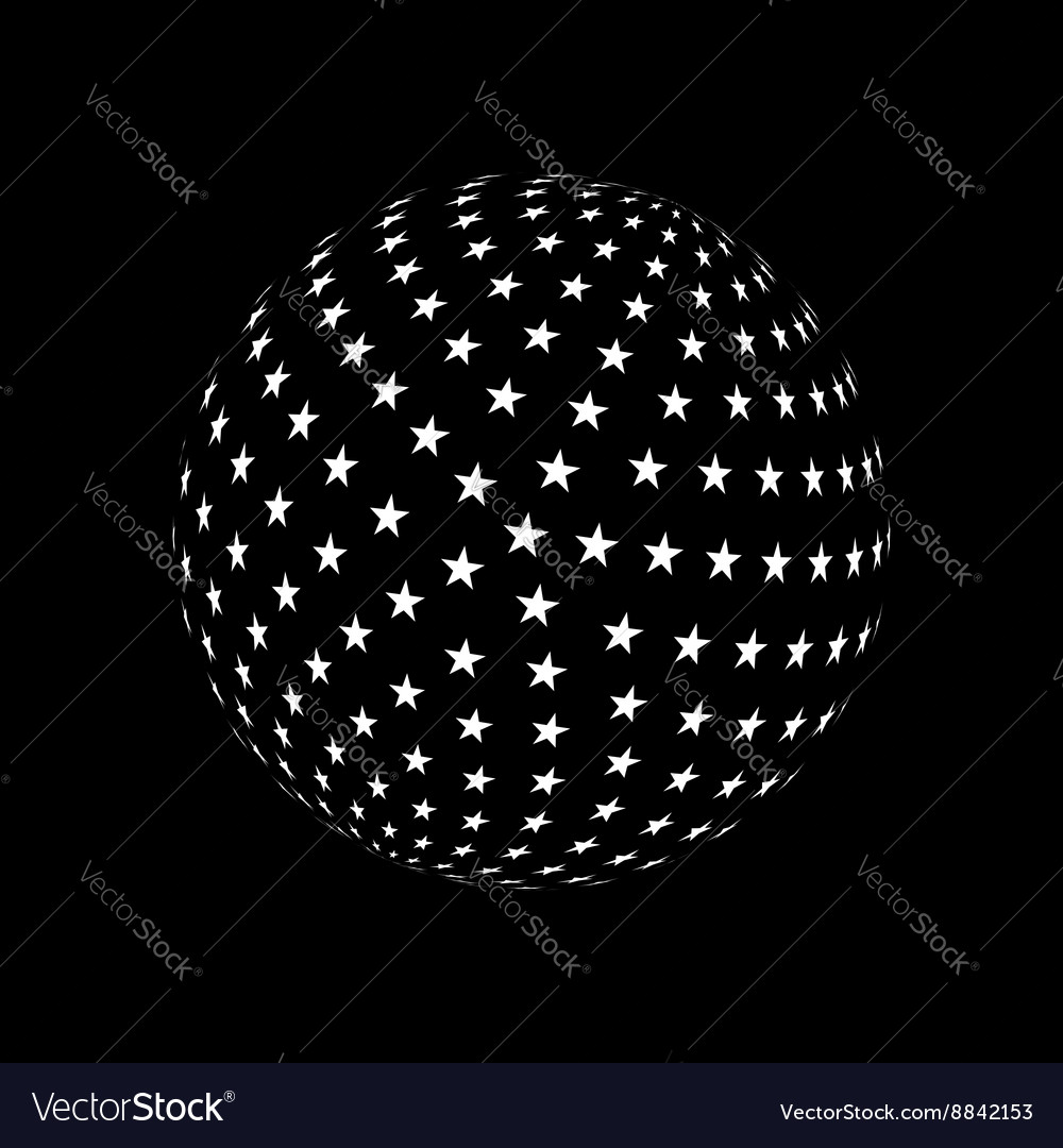 Abstract sphere element Royalty Free Vector Image