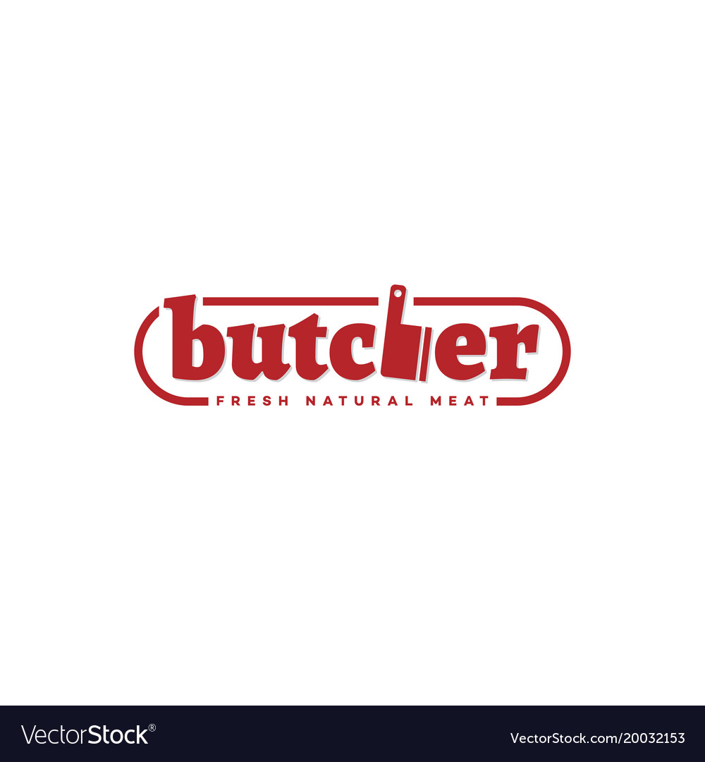 Butcher logo Royalty Free Vector Image - VectorStock