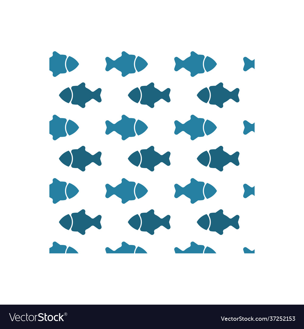 Fish icon design template Royalty Free Vector Image
