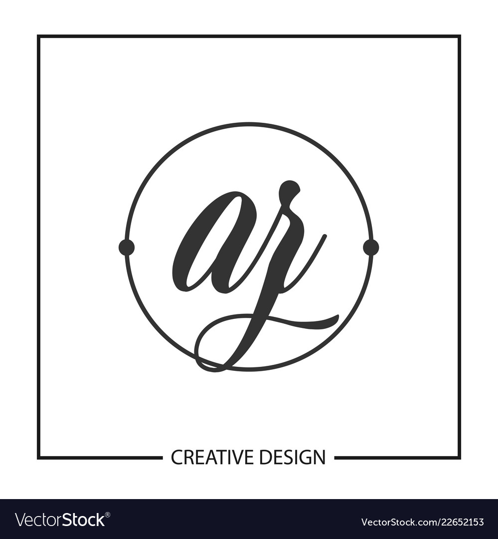 Initial letter az logo template design Royalty Free Vector