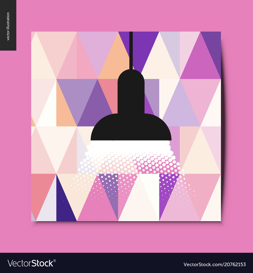 Simple things - a lamp Royalty Free Vector Image
