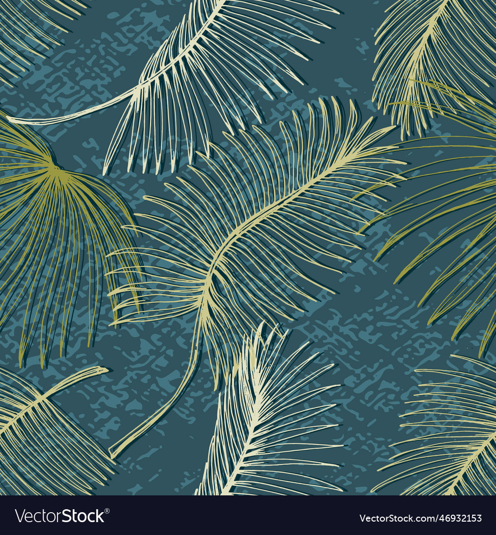 Tropical seamless pattern Royalty Free Vector Image