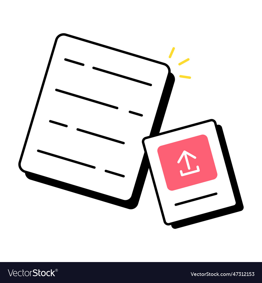 Upload file Royalty Free Vector Image - VectorStock
