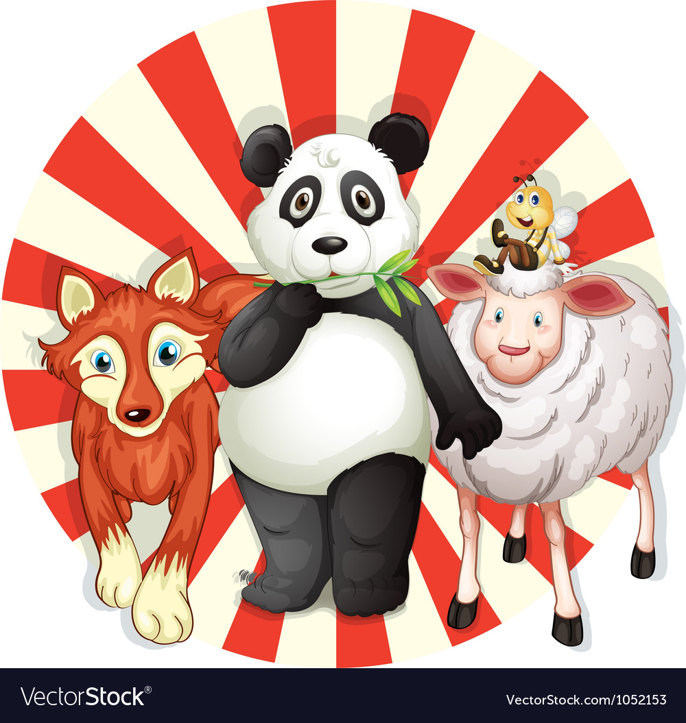 Various animals Royalty Free Vector Image - VectorStock