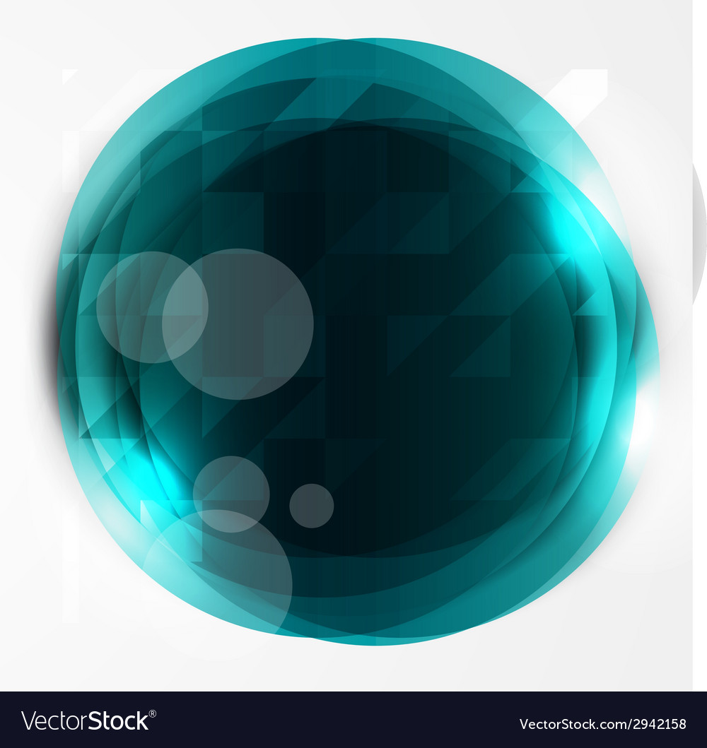 Abstract circles template object web Royalty Free Vector