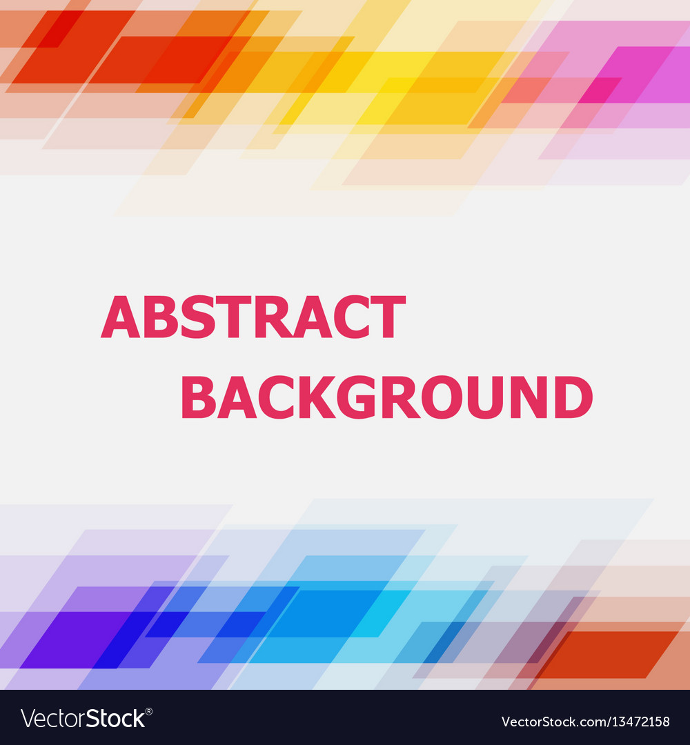 Abstract geometric overlapping colorful background