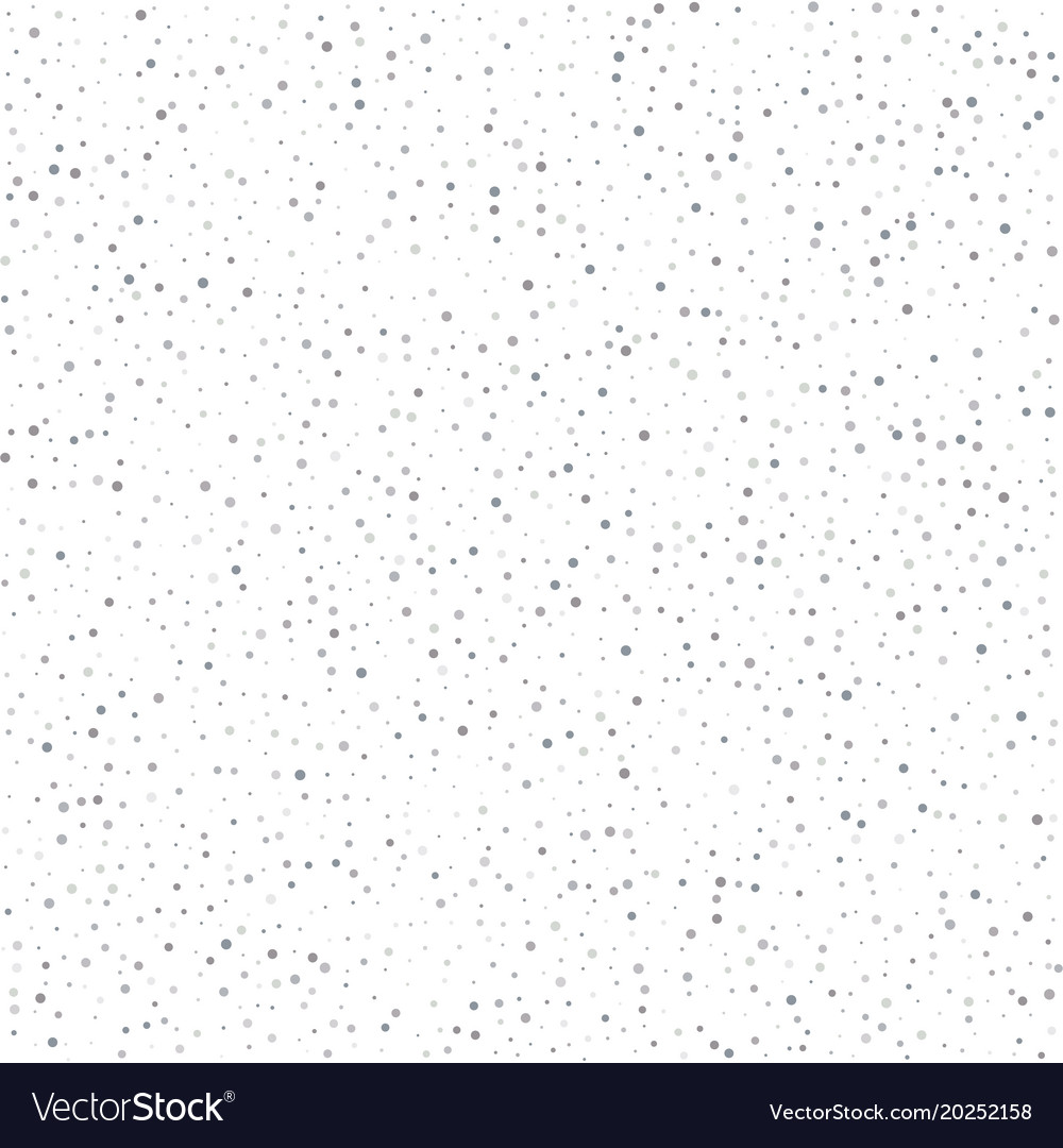 Abstract pattern random silver dots on white Vector Image