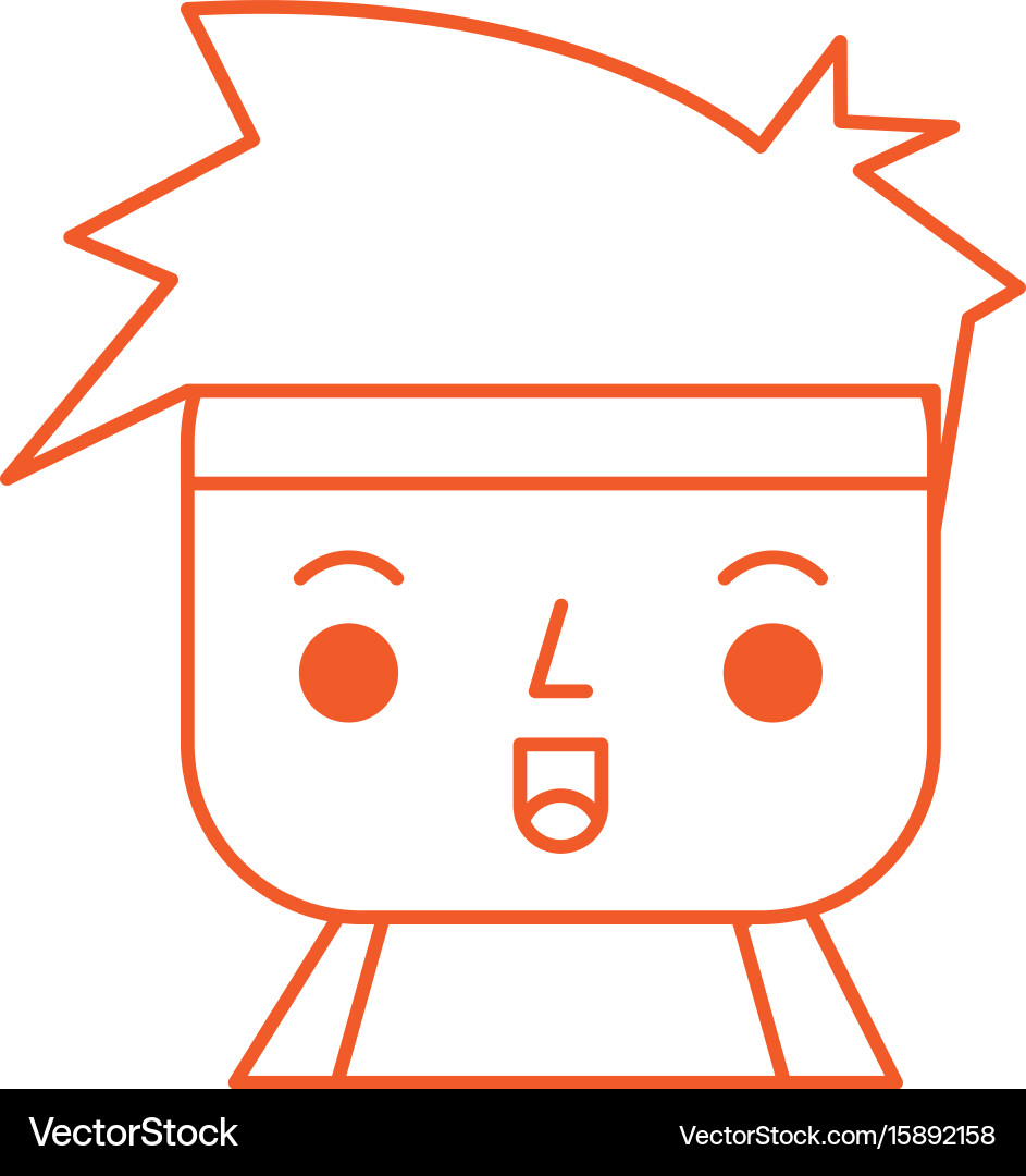 Avatar of a video game warrior Royalty Free Vector Image