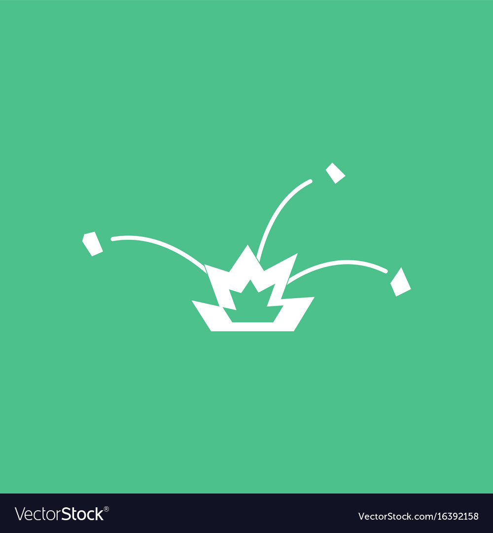 Icon explosion and shards Royalty Free Vector Image