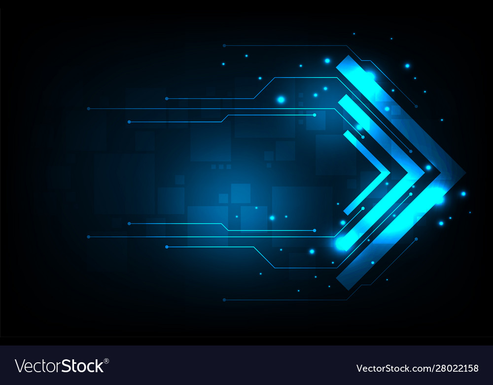 Technology in form arrows Royalty Free Vector Image