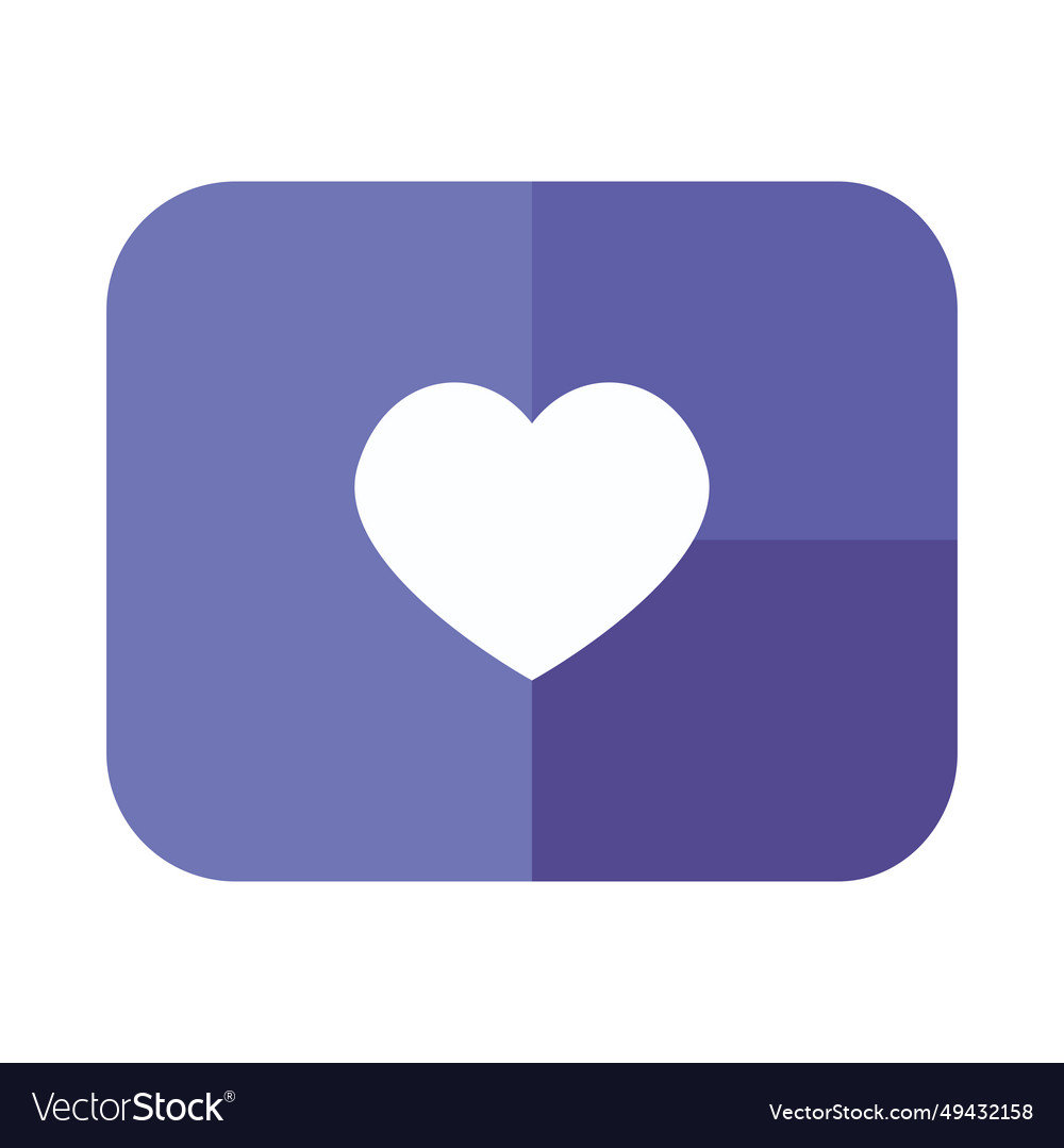 Ui ux element like button Royalty Free Vector Image