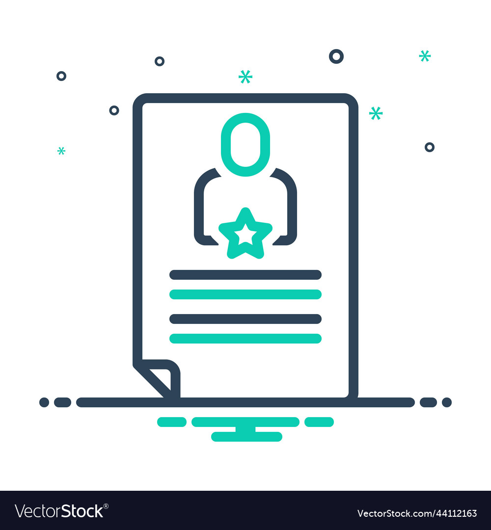 Designation Royalty Free Vector Image - VectorStock