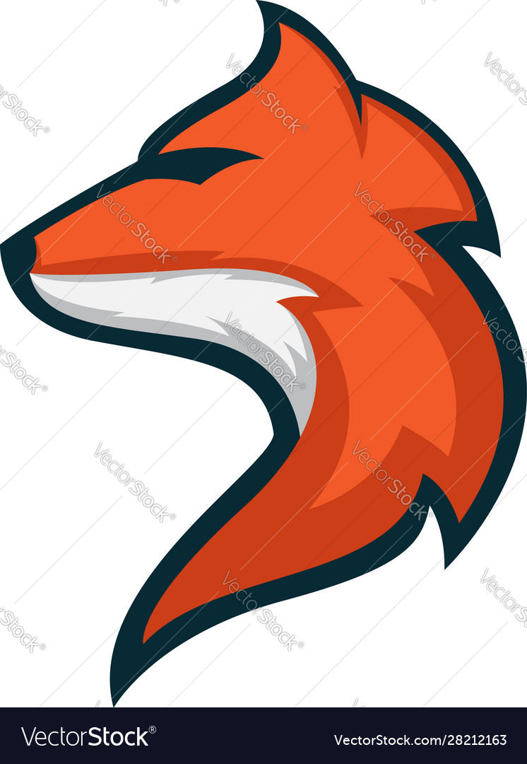 Fox logo template Royalty Free Vector Image - VectorStock