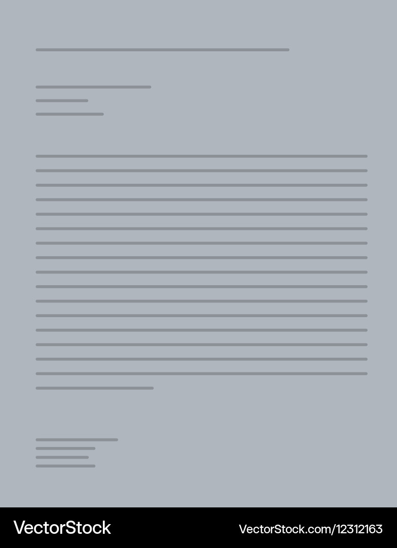 Isolated piece of paper design Royalty Free Vector Image